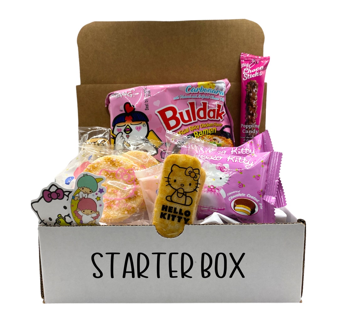 Starter Box Japanese Candy Snacks Hello Kawaii Cute Kitty Box Kitty ...