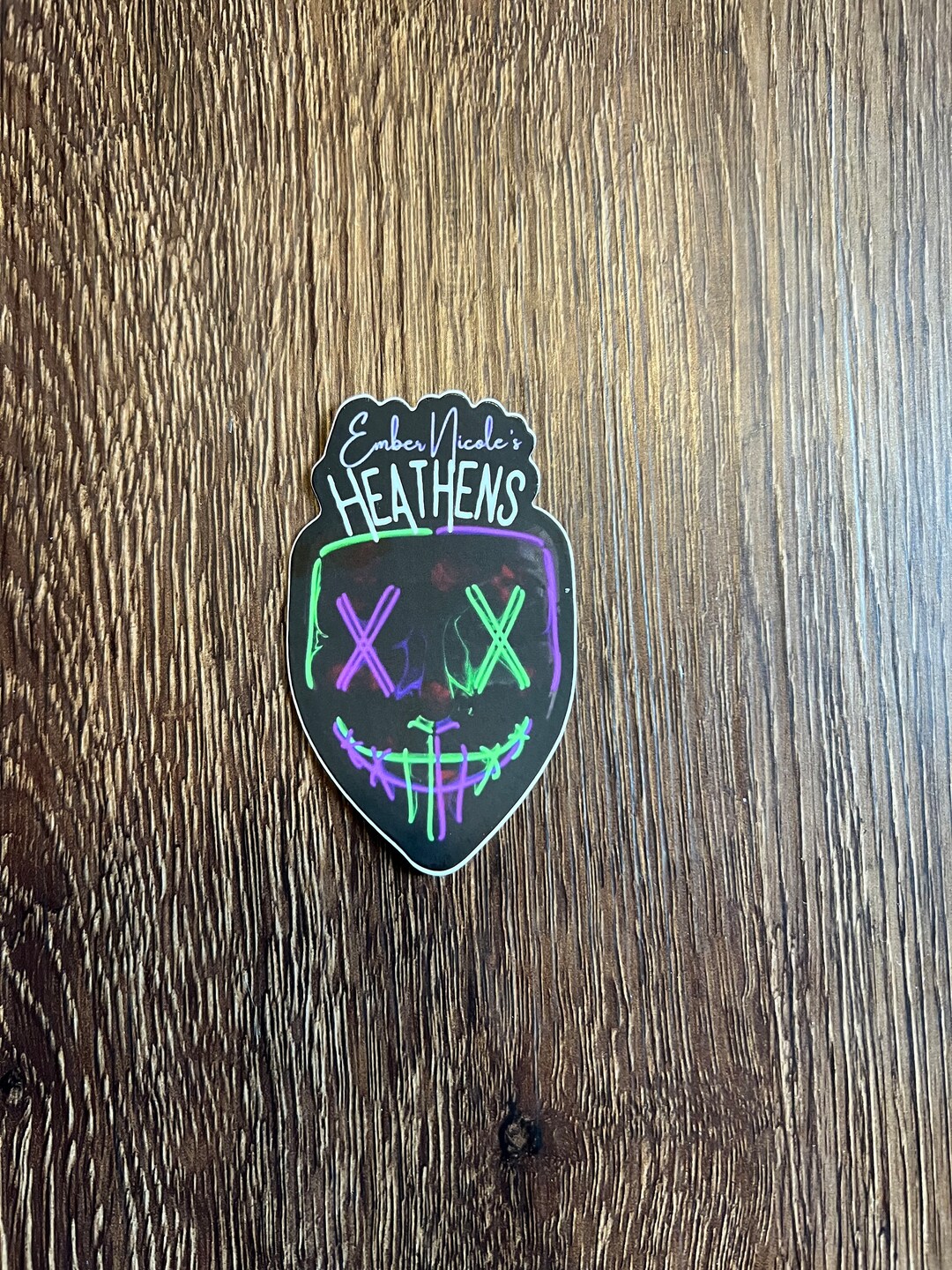 Heathen Mask Sticker - Etsy