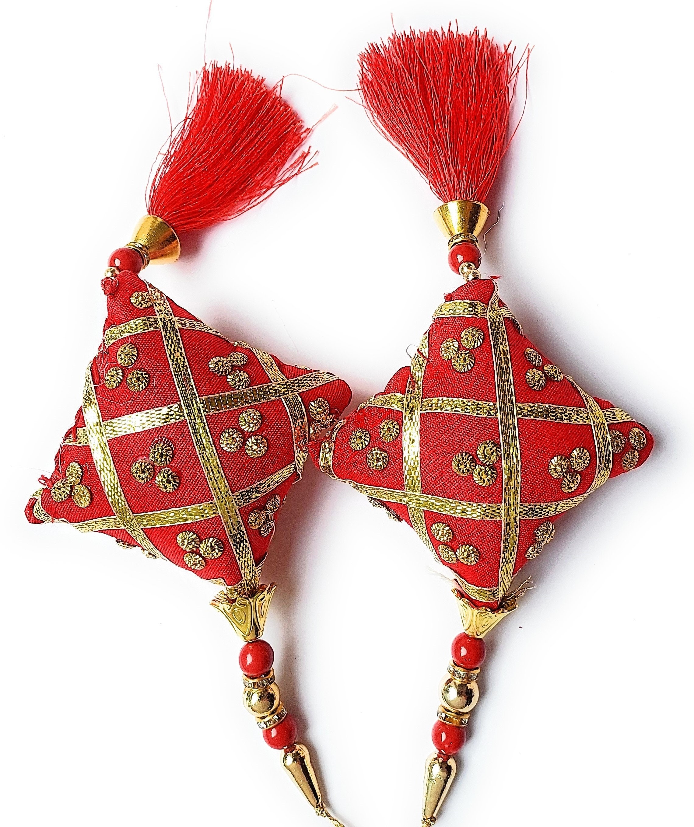 Indian Latkan Mirror Traditional Hanging Craft, Tassels for Blouse ...