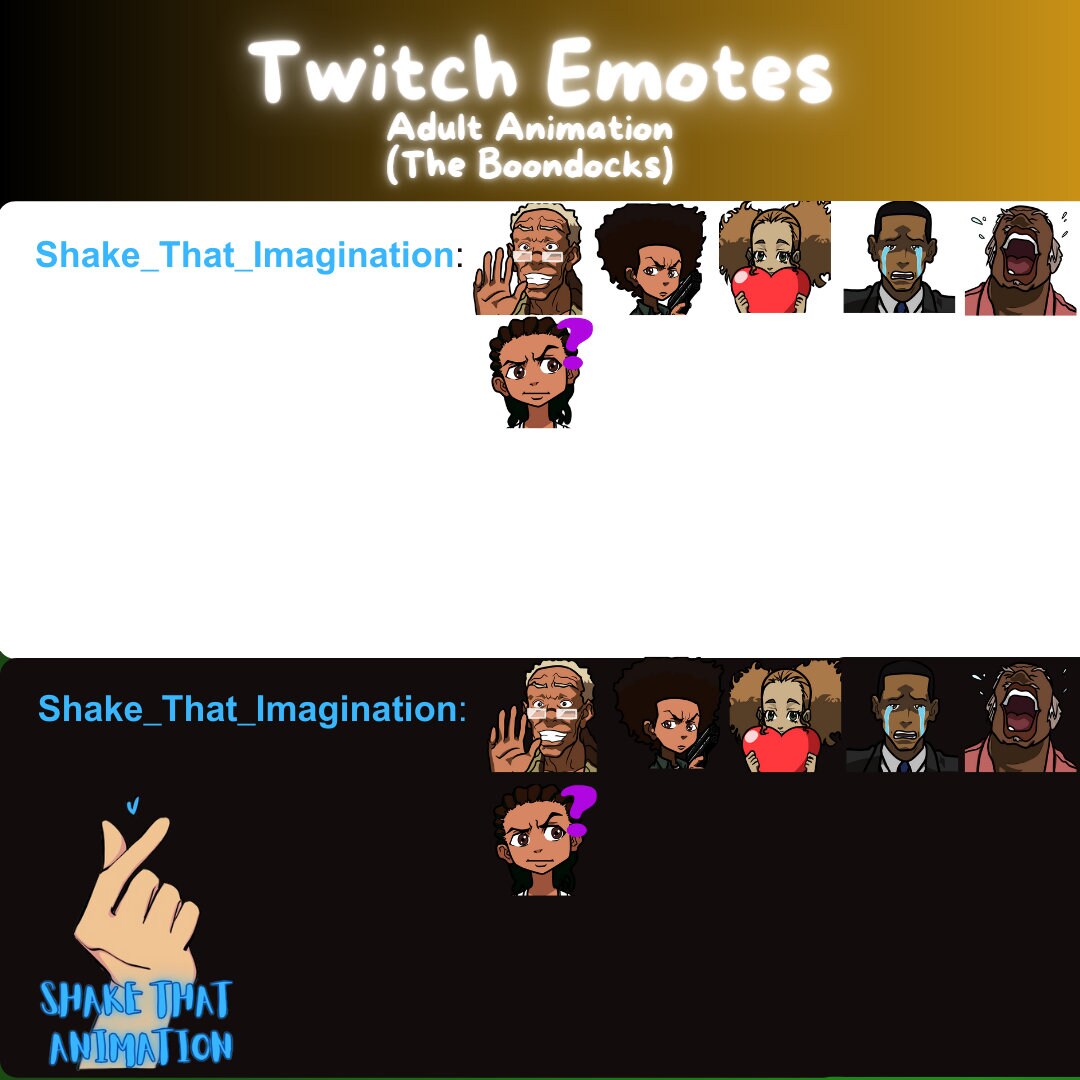 Two Boys & A Pop Pop/papa/grandpa Emote Pack Adult Animation Emotes ...