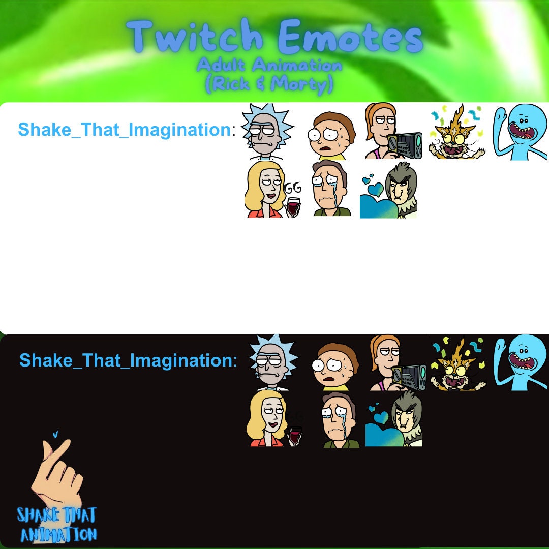 Mad Scientist Grandpa Show Emote Pack Adult Animation Emotes/ Streamer ...