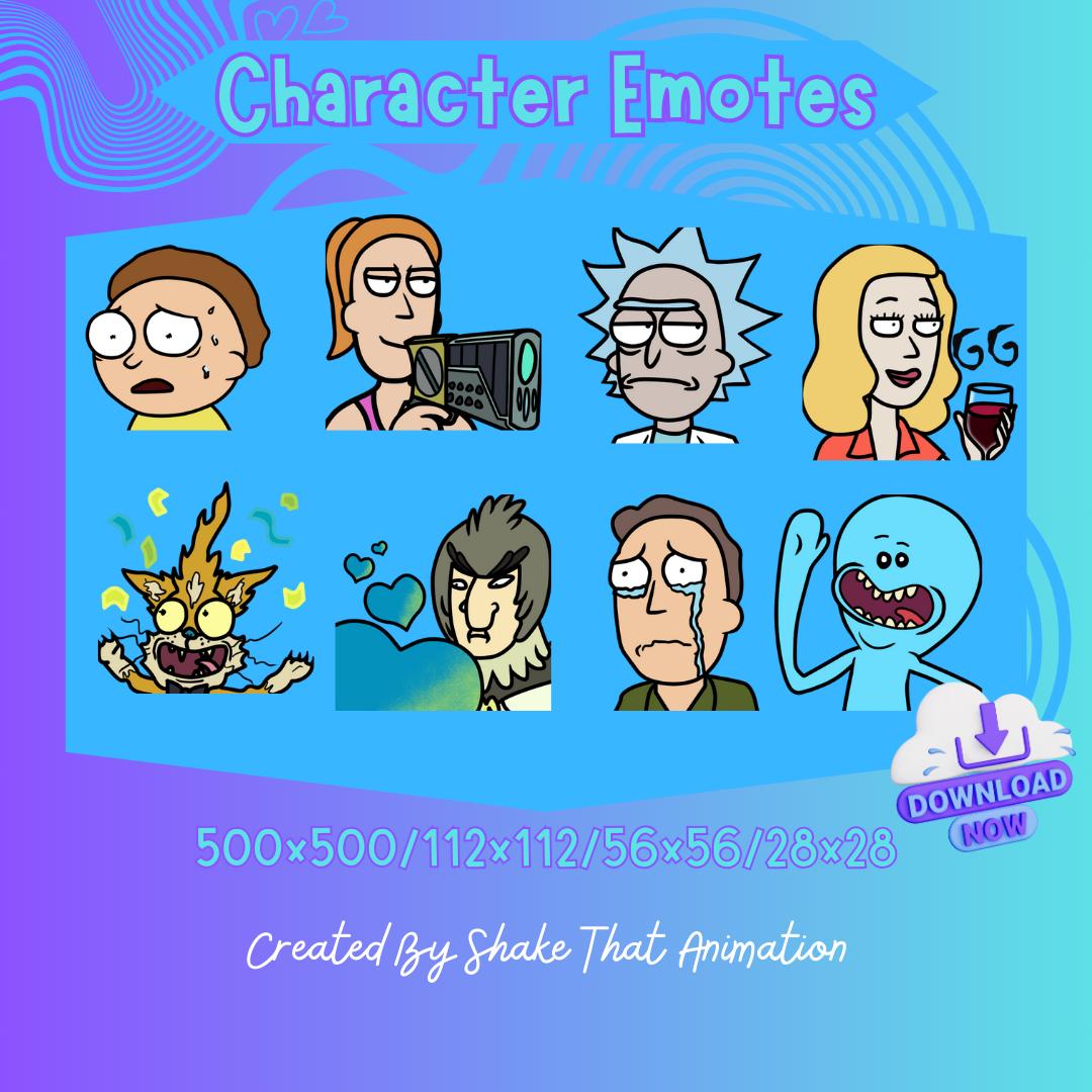 Mad Scientist Grandpa Show Emote Pack Adult Animation Emotes/ Streamer ...