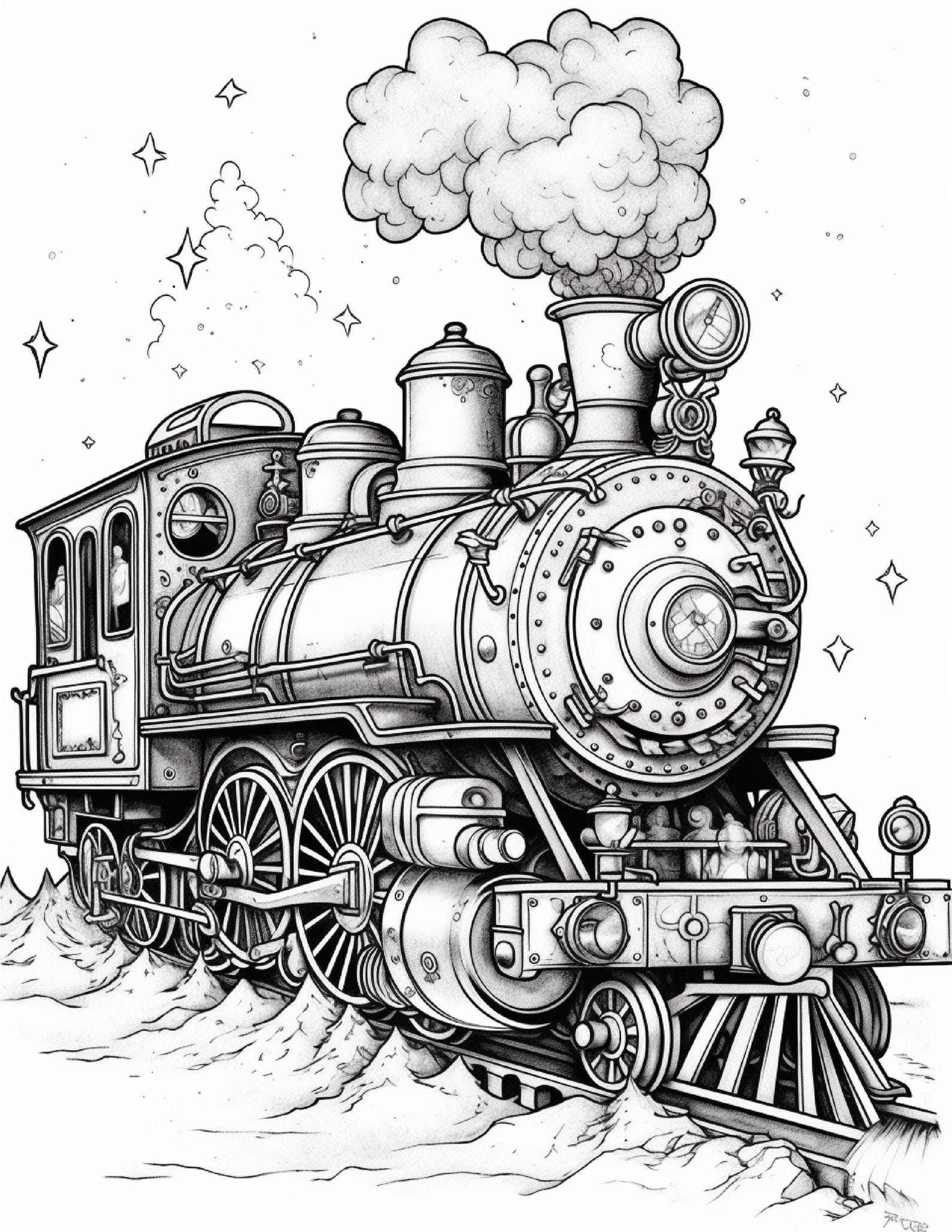 Steampunk Coloring Book - Etsy