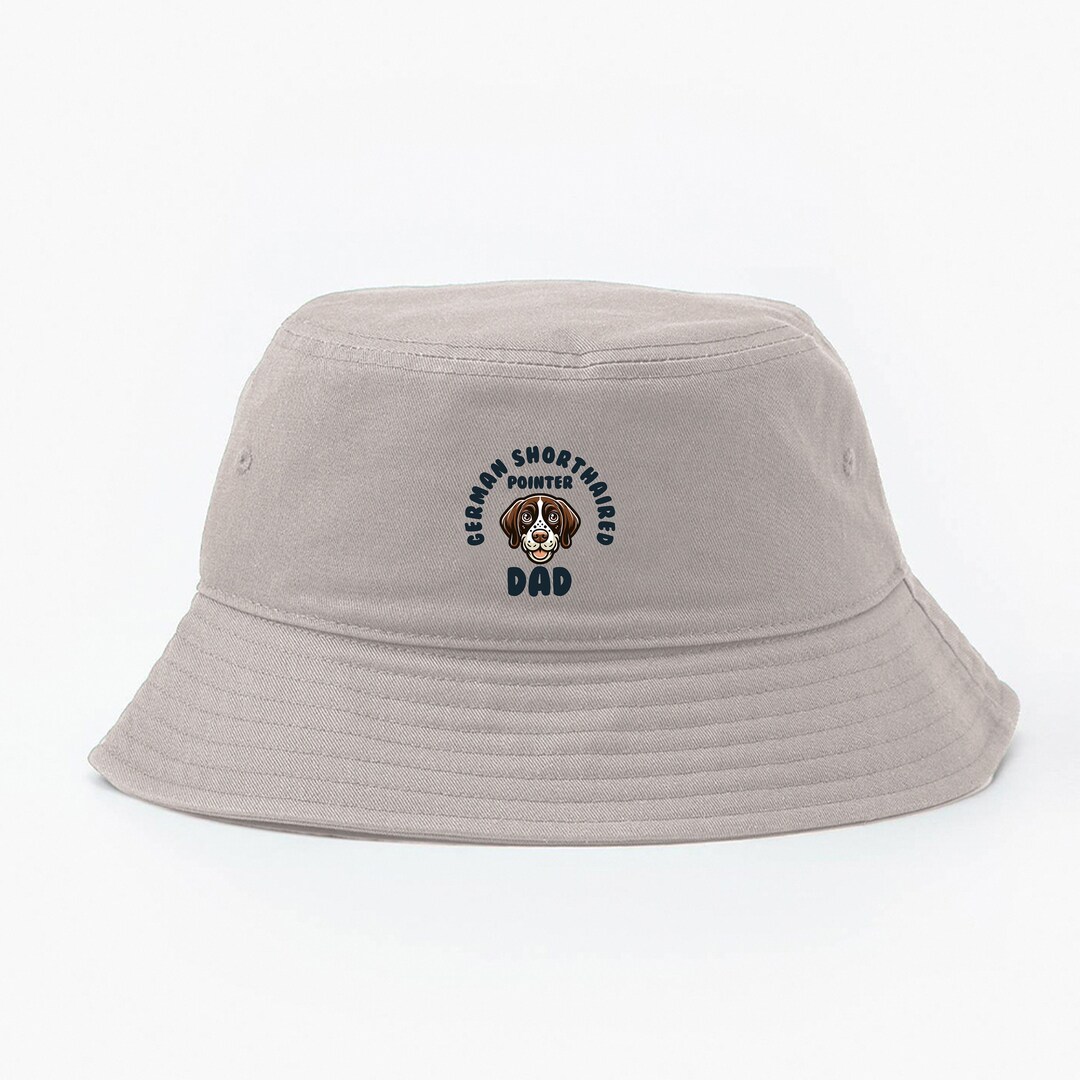 German Shorthaired Pointer Dad Bucket Hat, Cute Dog Printed Bucket Hat ...