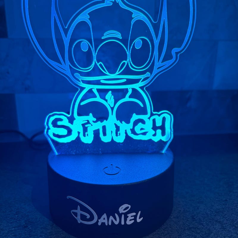 Stitch Night Light - Etsy