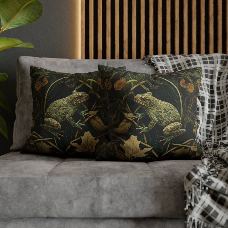 William Morris Pillow Covers, Frog Pillows, Animal Throw Pillow ...