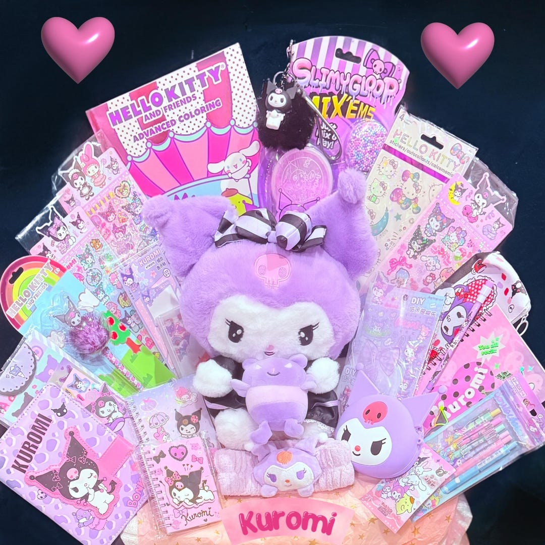 KUROMI MYSTERY BOX With Extra Large Plushy - Etsy