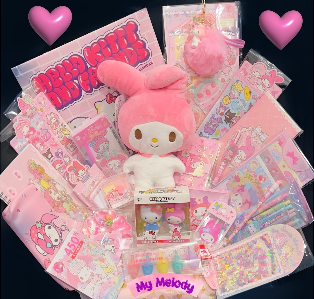 MY MELODY MYSTERY Box With Stationary and Other Cool Stuff - Etsy