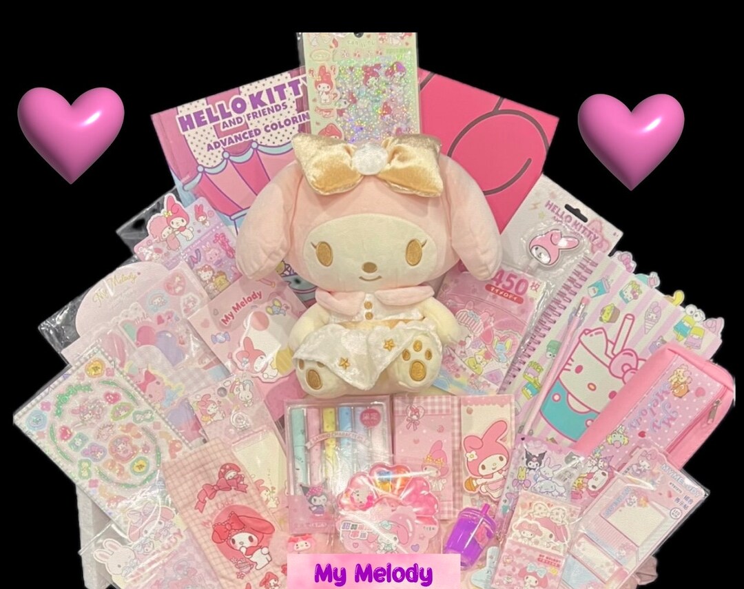 Mega My Melody Mystery Box With Stationary and Other Cool Stuff - Etsy