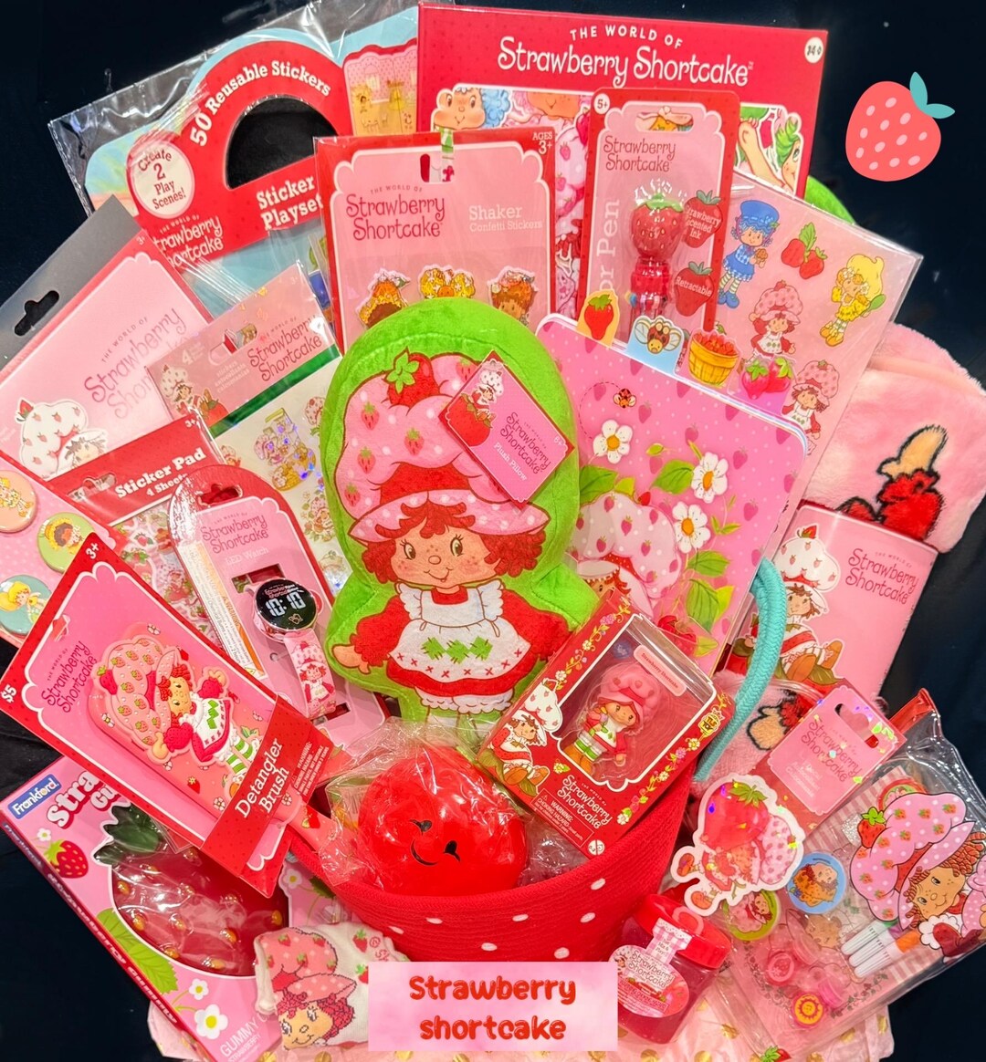 EXCLUSIVE STRAWBERRY SHORTCAKE Mystery Box With Stationary and Other ...