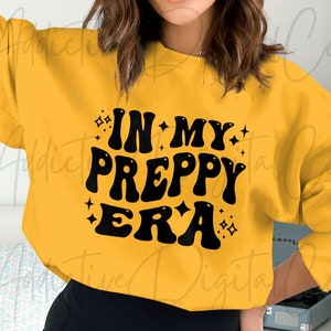 In My Preppy Era Svg Png, Stylish Svg, Classically Dressed Shirt Png ...