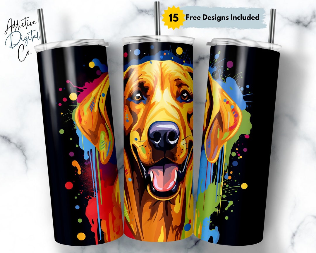 Rhodesian Ridgeback Dog Art 20 Oz Skinny Tumbler Sublimation Design ...