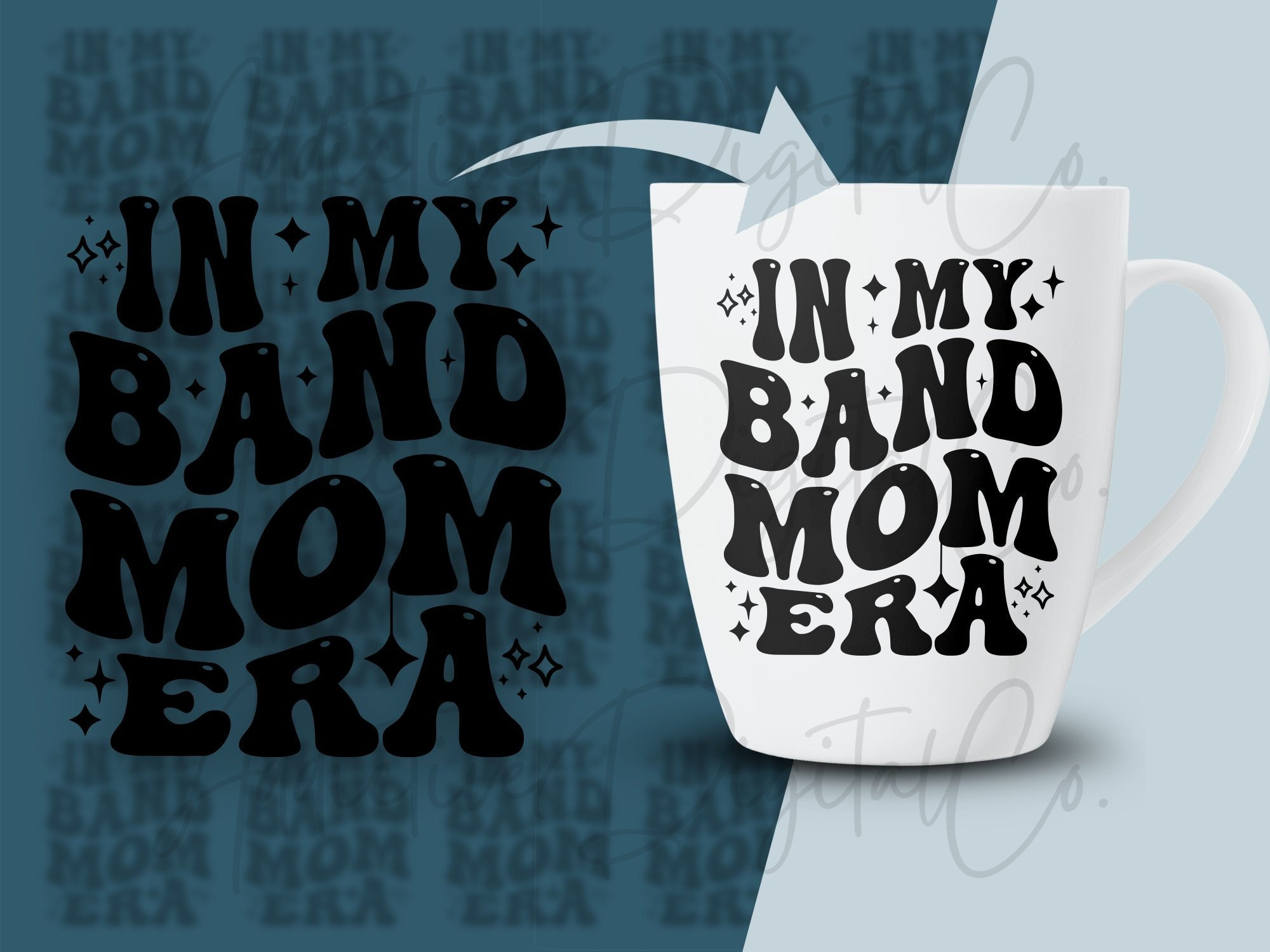 In My Band Mom Era Svg, Band Mom Png, Band Mother Svg, Band Mom Shirt ...