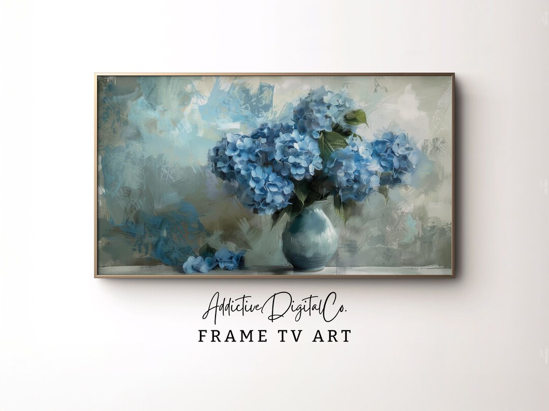 Impressionist Floral Bouquet Frame Tv Art, Spring Botanical Tv Decor ...