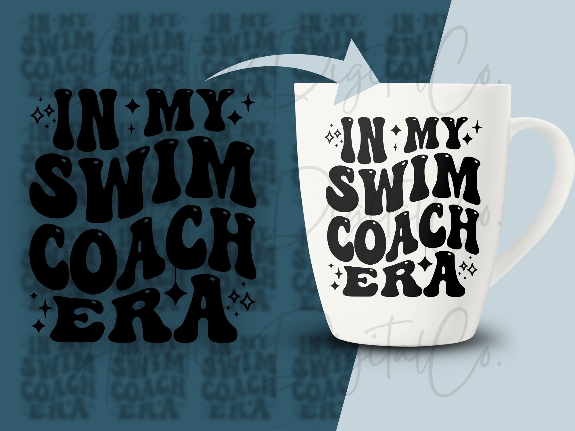 In My Swim Coach Era Svg, Swim Coach Png, Swimming Instructor Svg, Swim ...