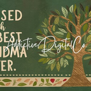 Family Tree Frame Tv Art, Mother's Day Grandmother Art Tv Decor ...