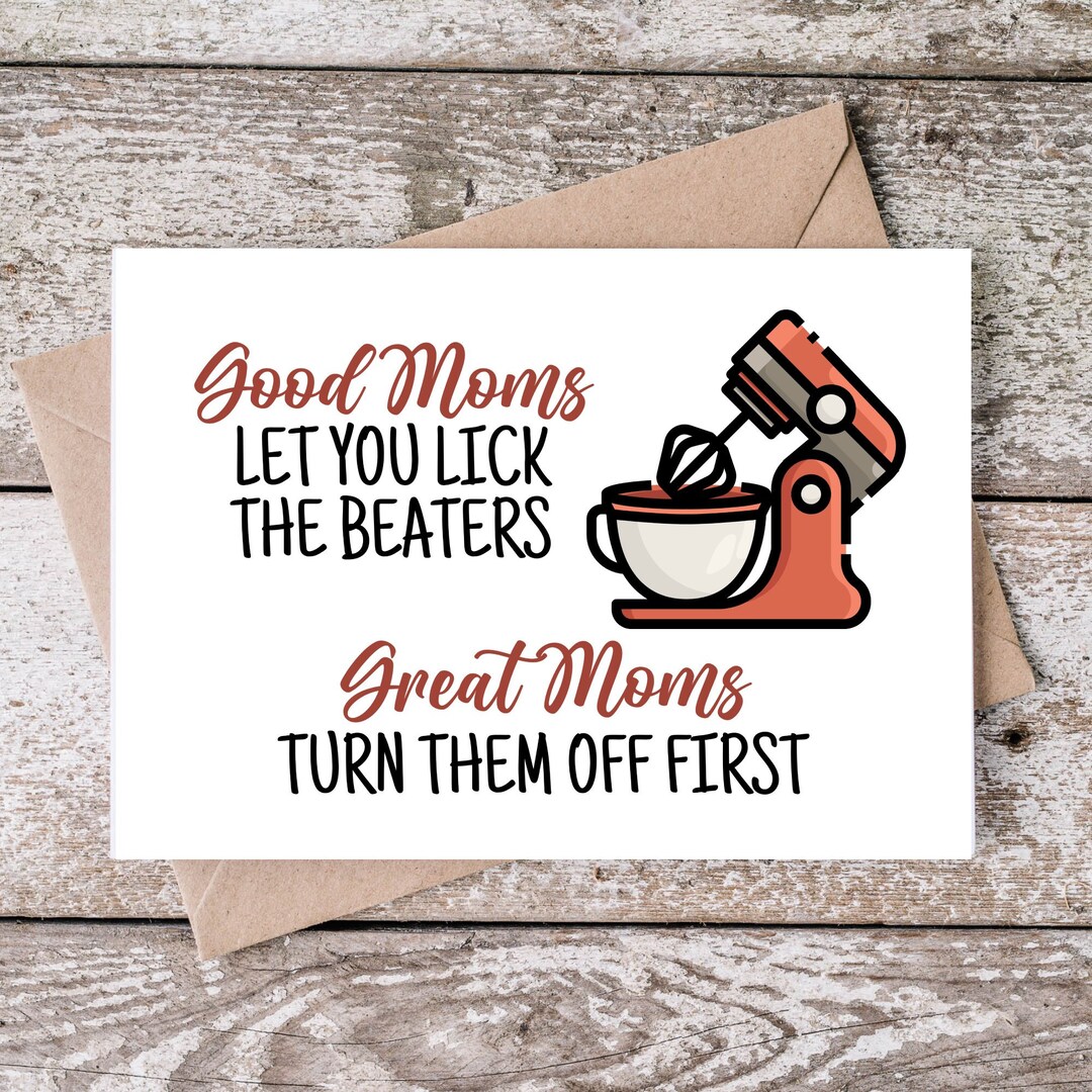 Printable Mother's Day Card 5x7 Digital, Instant Download PDF, Good ...
