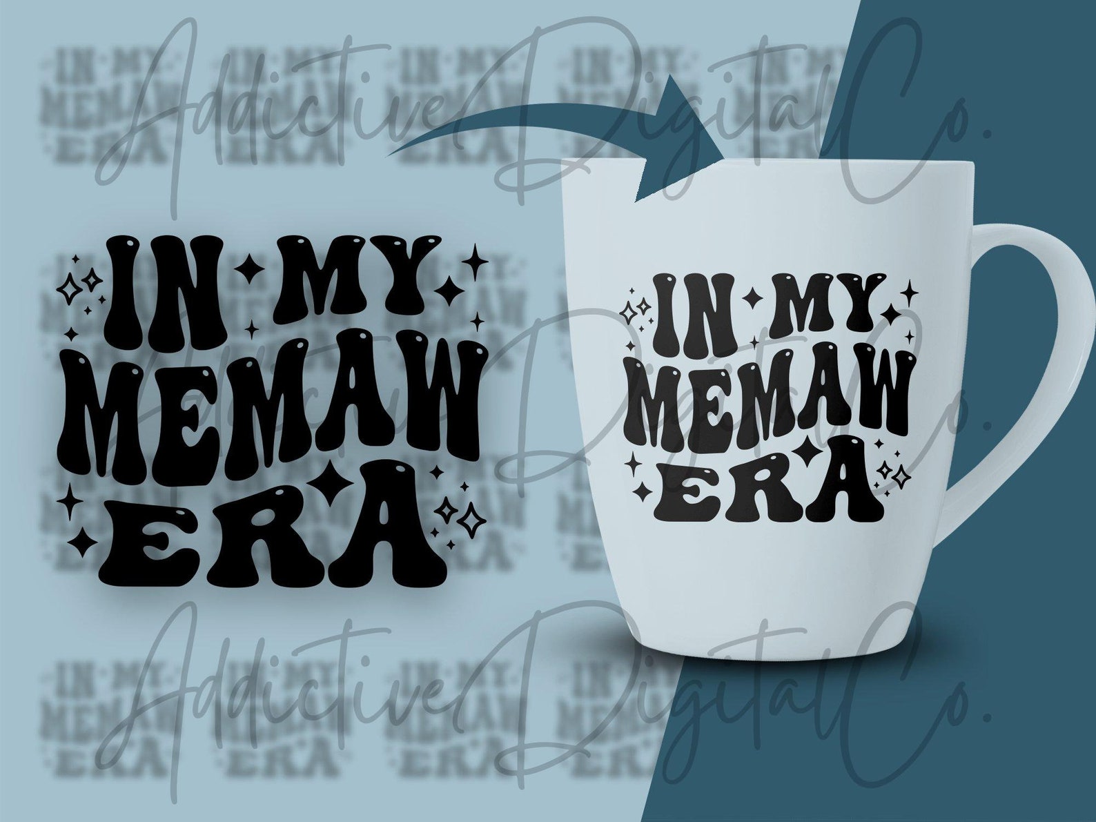 In My Memaw Era Svg, Memaw Png, Grandma Svg, Southern Grandmother Shirt ...