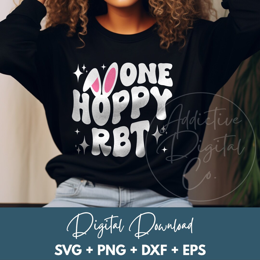 One Hoppy RBT Svg Png, Registered Behavior Technician Easter Svg, RBT ...