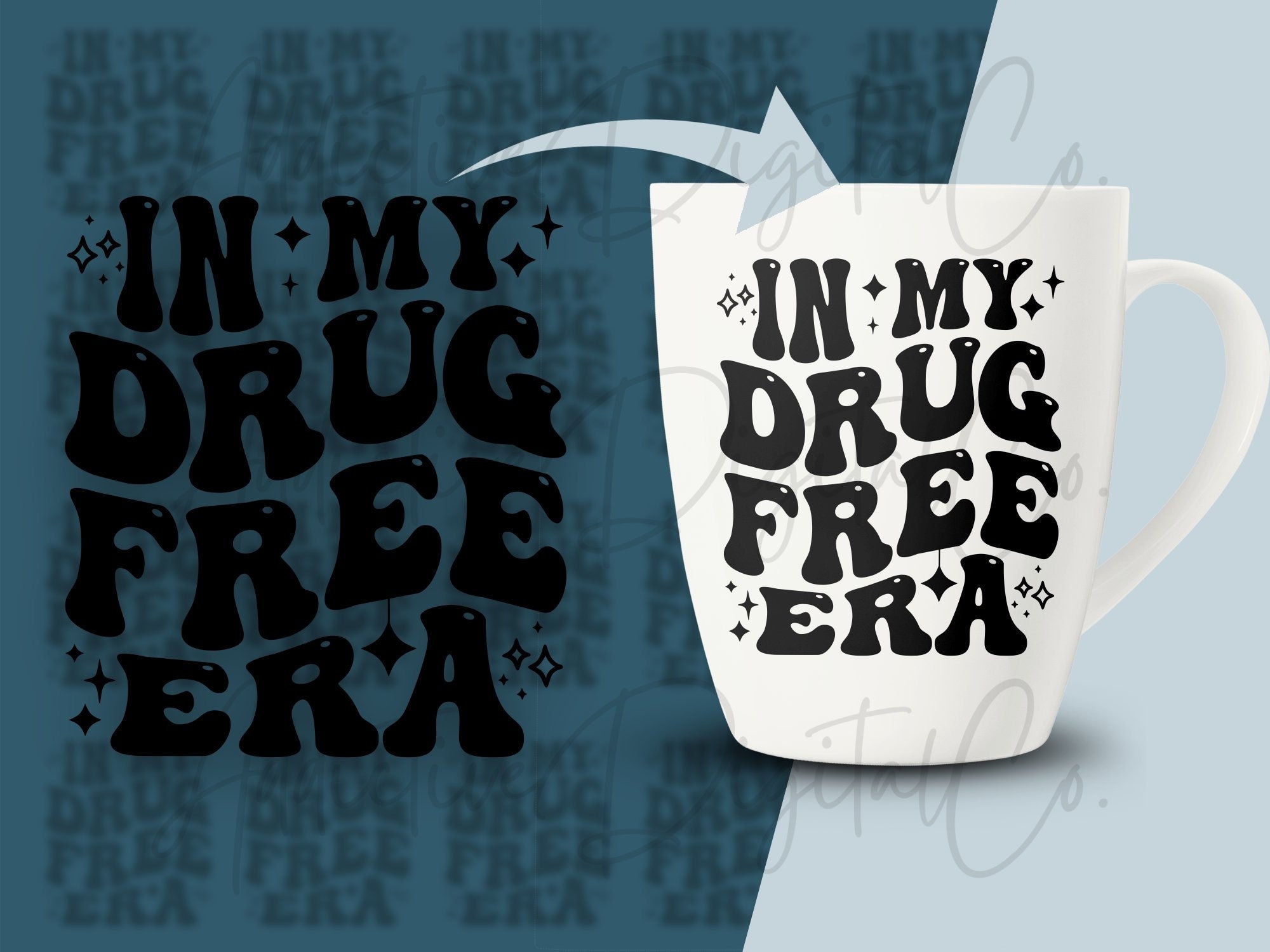 In My Drug Free Era Svg, Drug Free Png, Sober Svg, Drug Free Shirt Svg ...