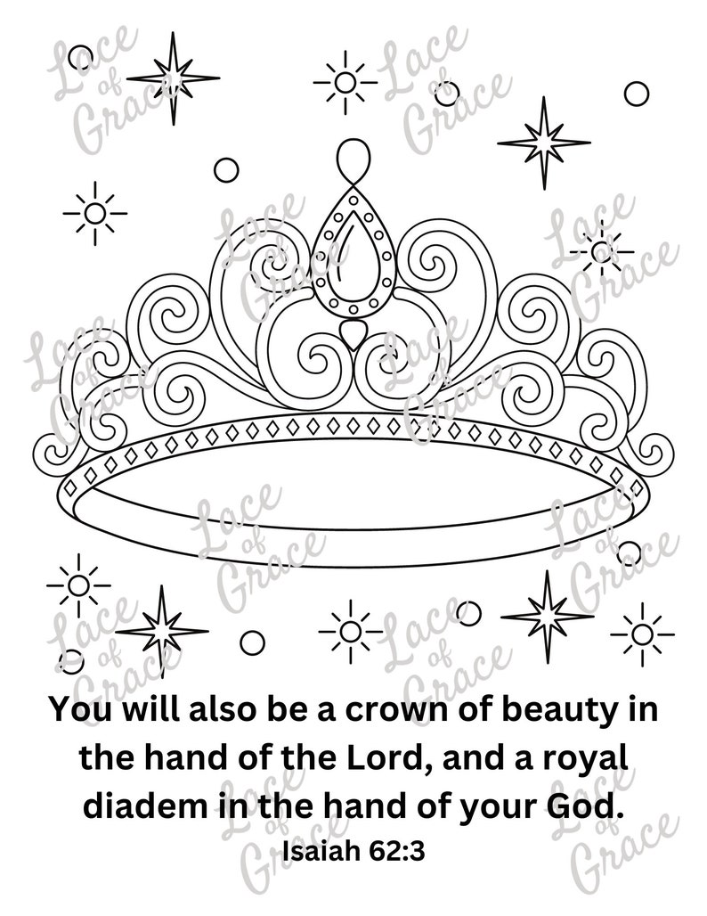 Bundle #1: 5 Bible Coloring Pages - Etsy