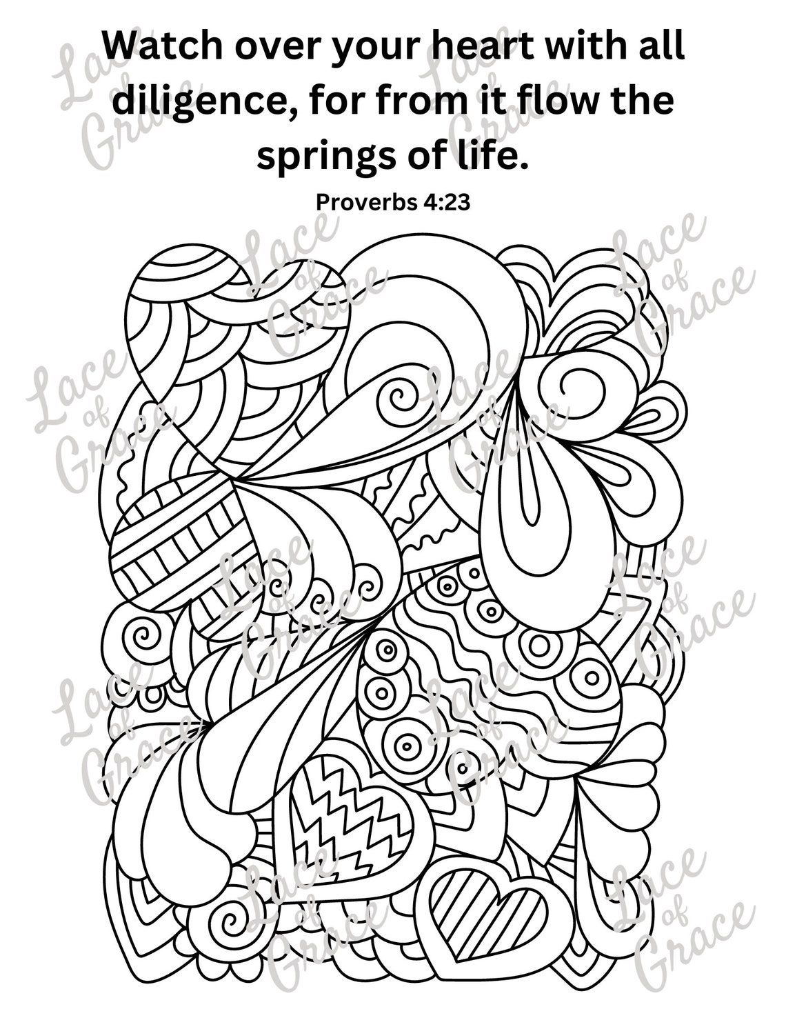 Bundle #6: 5 Bible Coloring Pages - Etsy