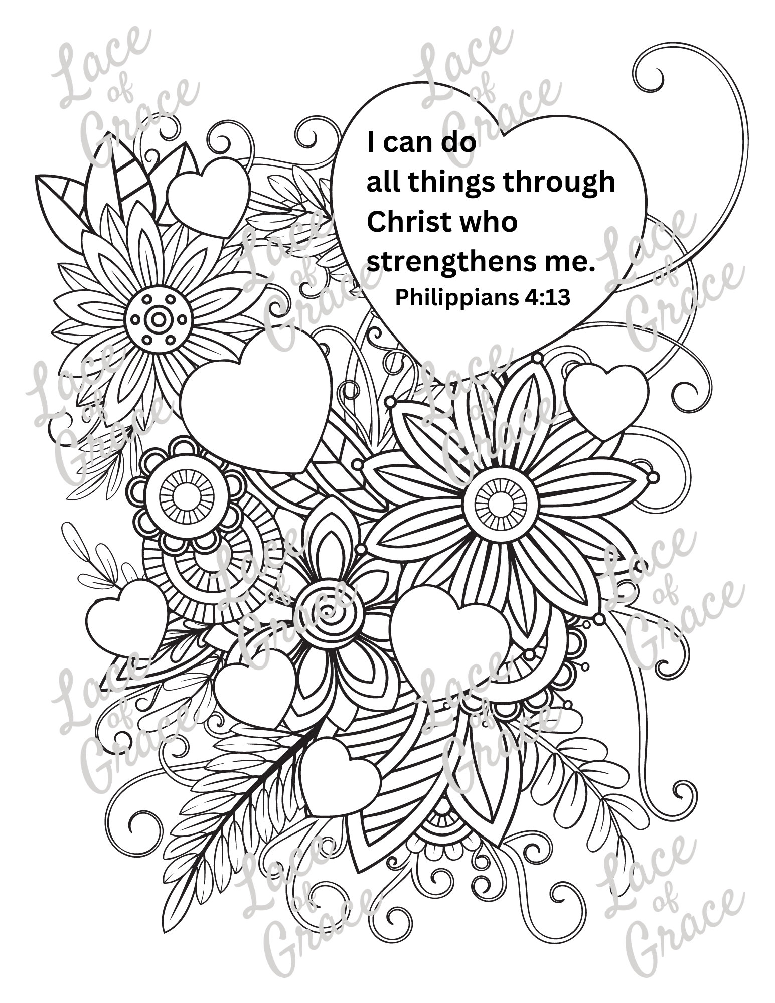 Bundle #3: 5 Bible Coloring Pages - Etsy