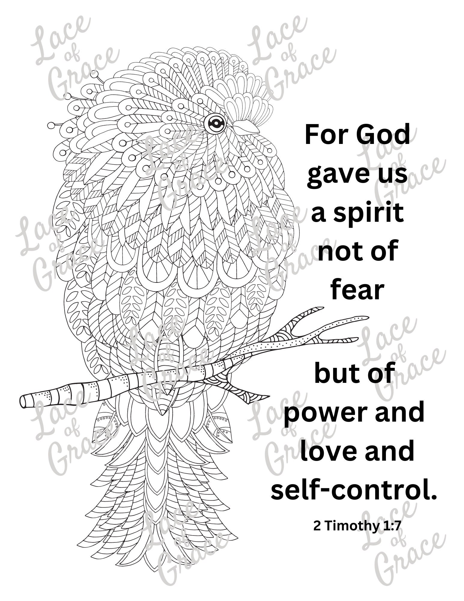 Bundle #6: 5 Bible Coloring Pages - Etsy