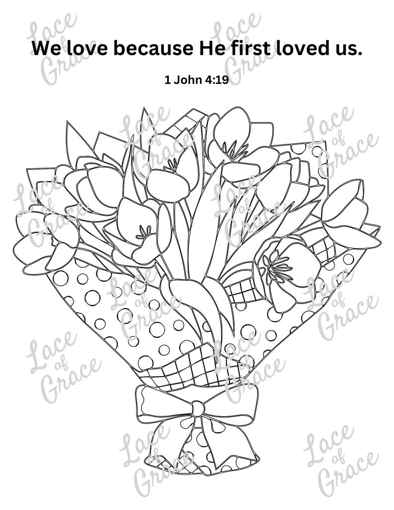 Bundle #1: 5 Bible Coloring Pages - Etsy