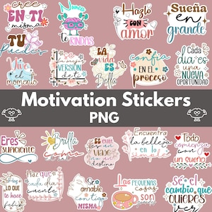 Motivational Quotes Png, Bundle Stickers, Inspirational Quotes ...