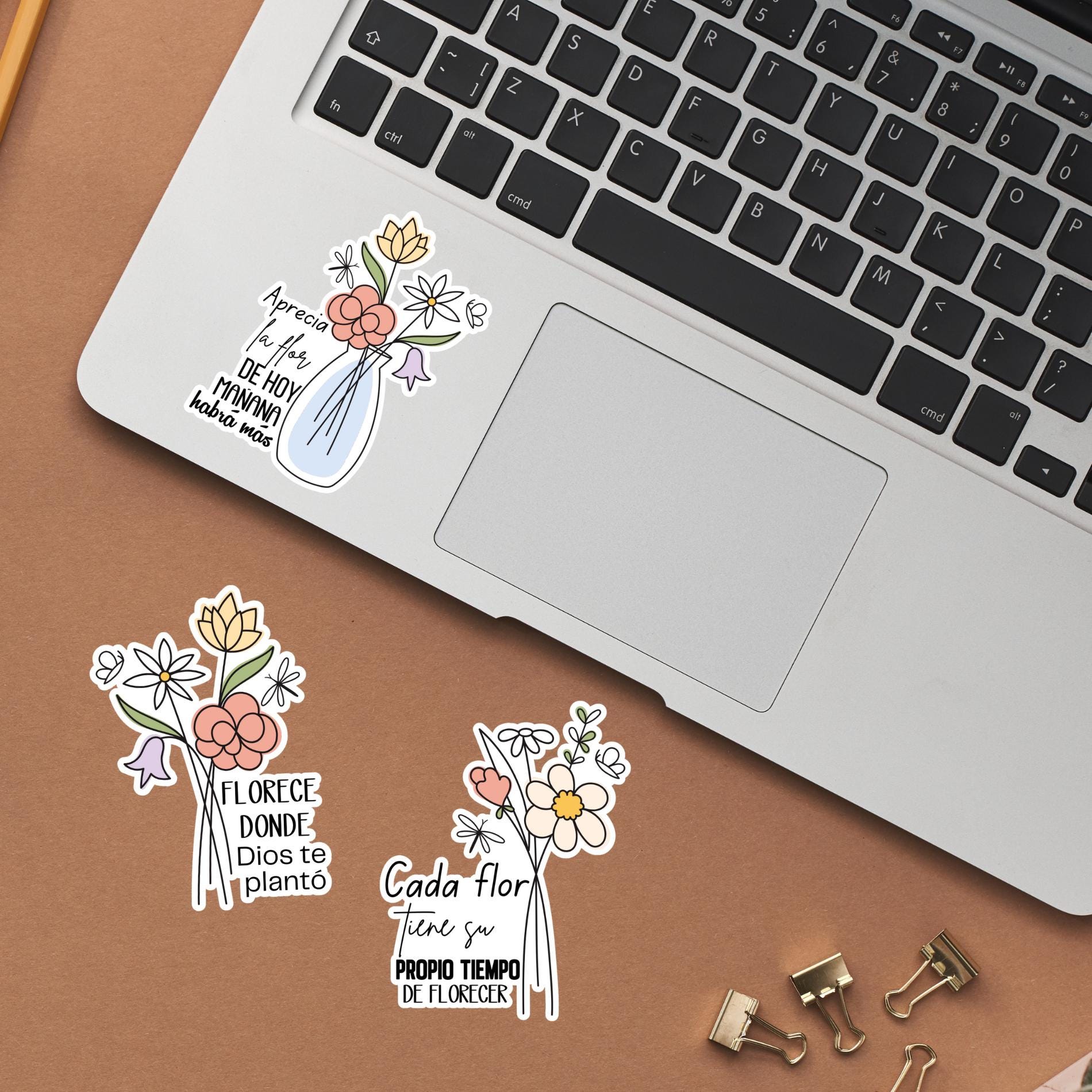Cute Floral Printable Stickers Png, Inspirational Sticker Png ...