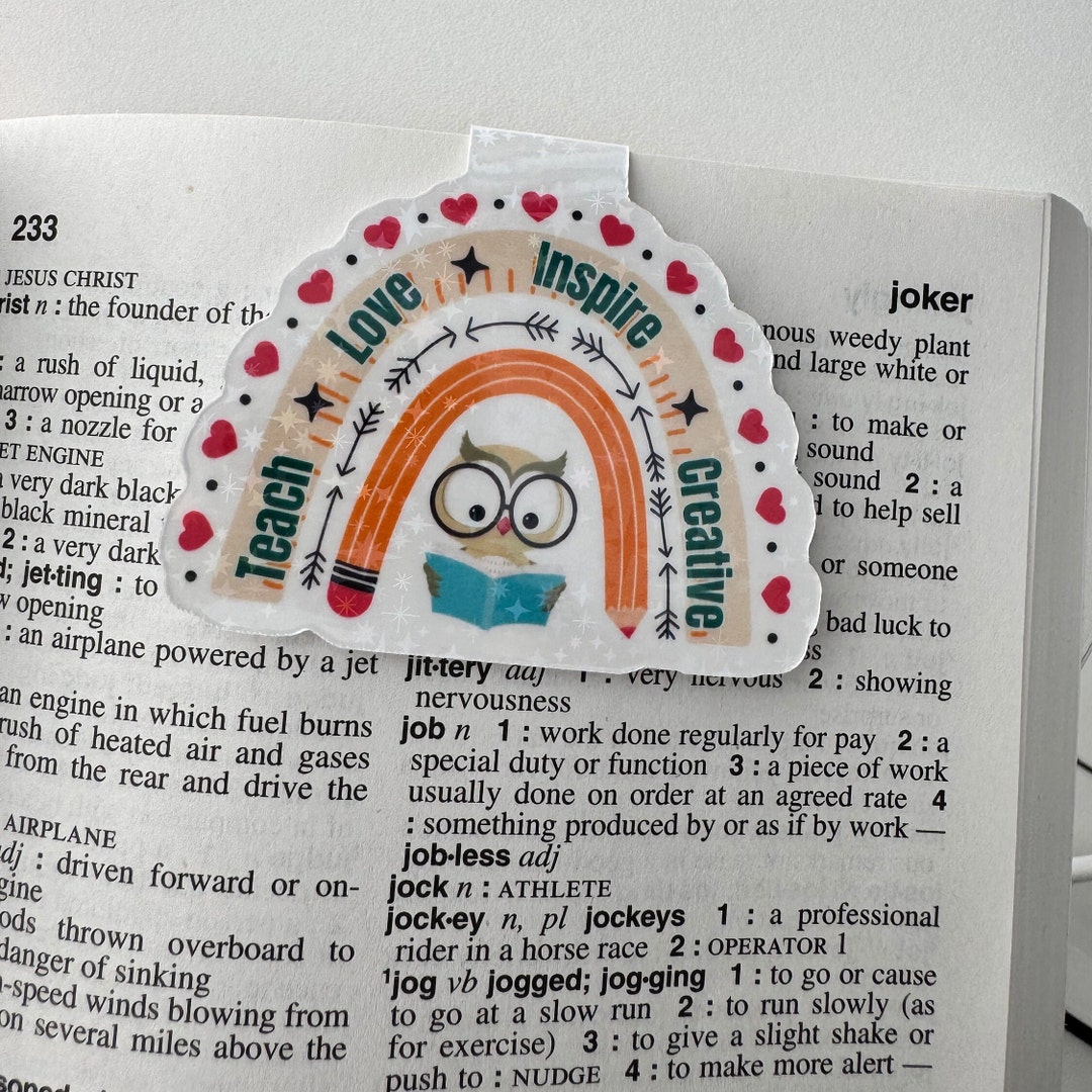 Magnetic Bookmarks, Teacher Bookmarks, Cute Bookmark, Teacher Gift ...
