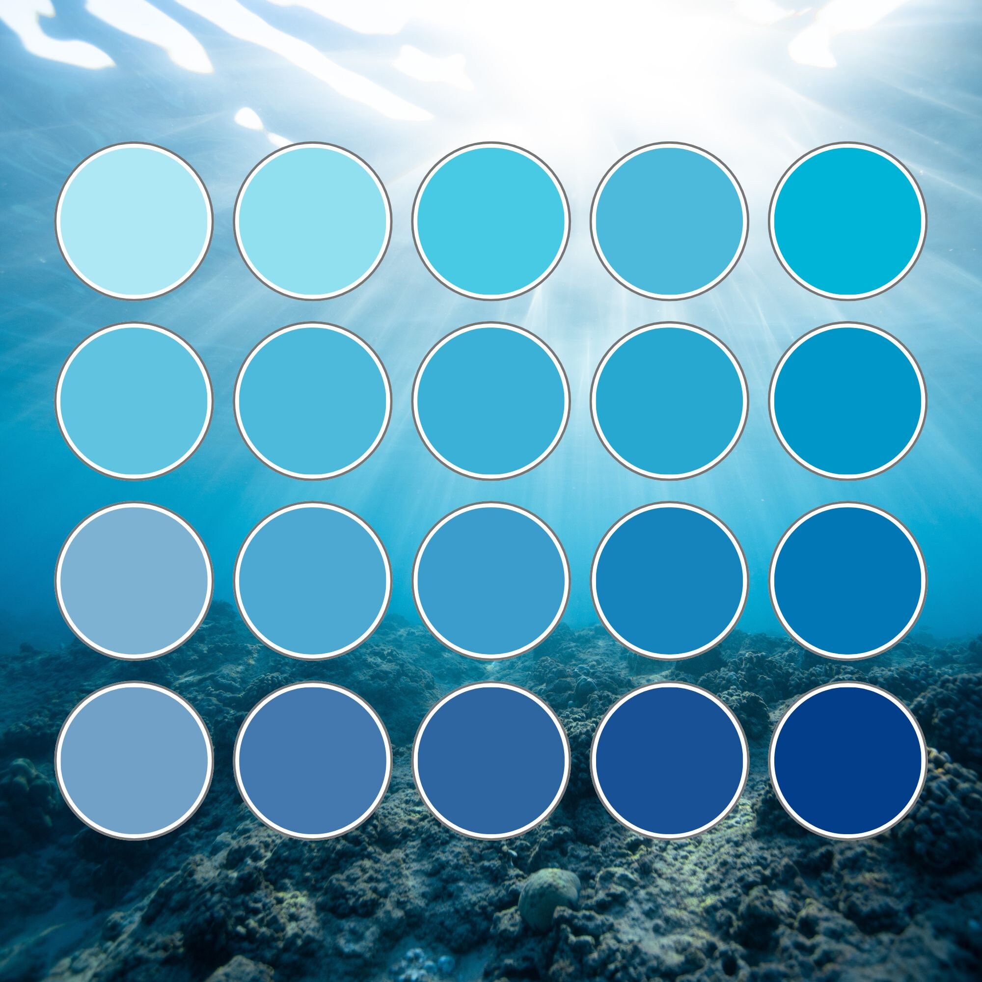 Instagram Highlight Covers, Blue Ocean Highlight Icons, Blue Aesthetic ...