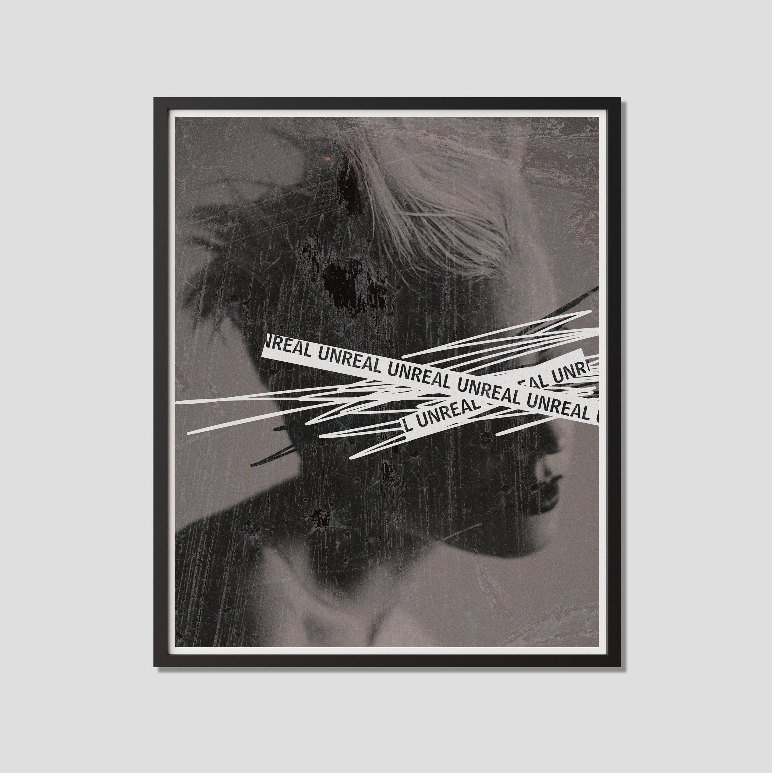 Fashion Magazine Style Poster, Vintage Black and White Home Decor ...