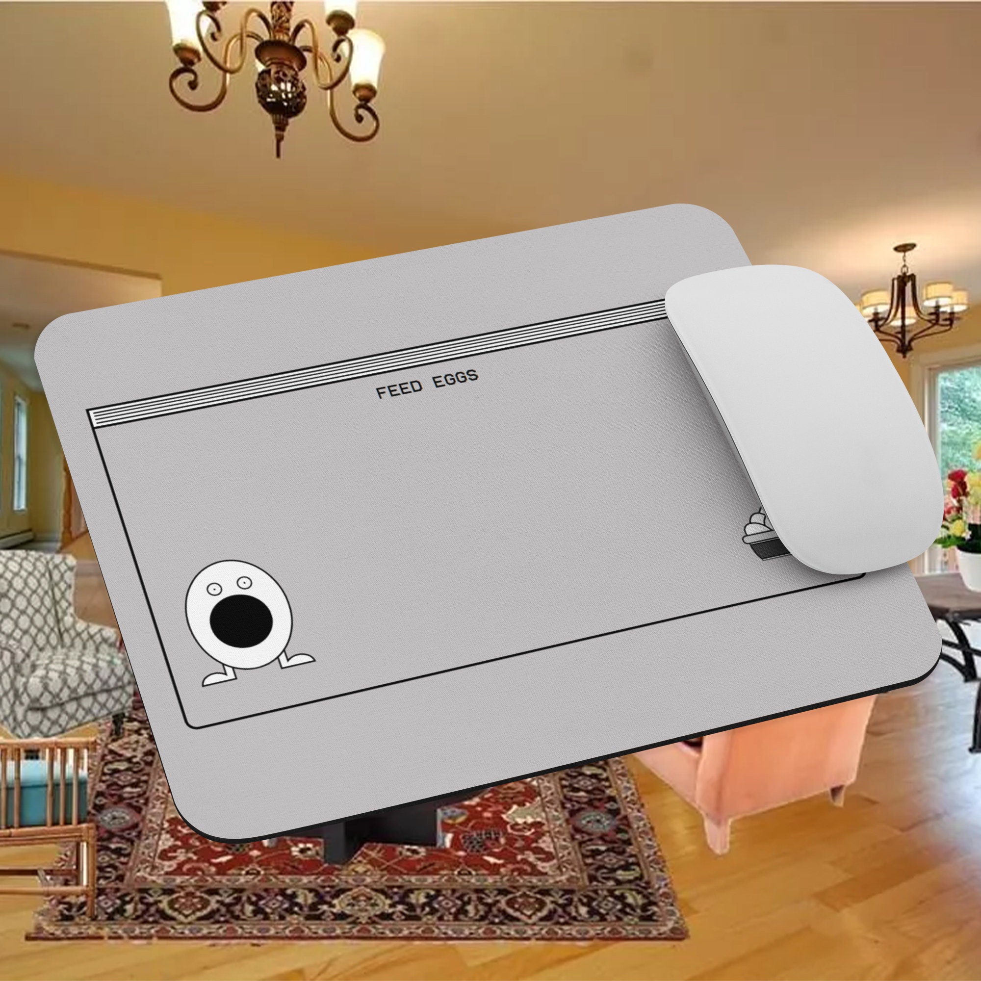 Feed Eggs Mouse Pad | ITYSL - Etsy