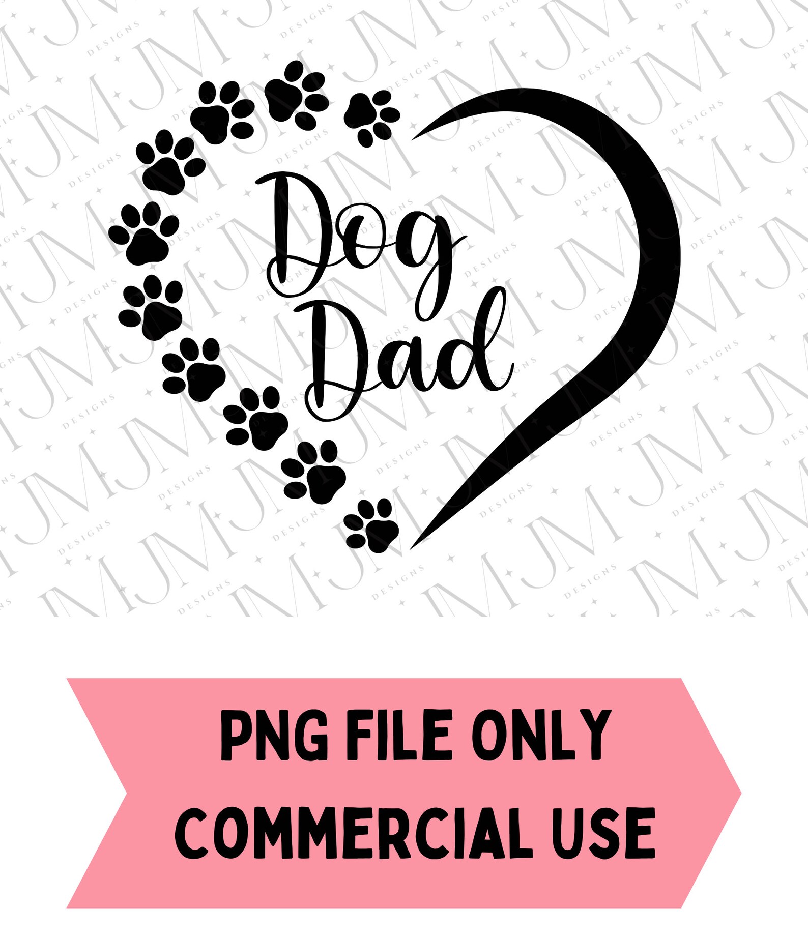 Dog Dad Png File, Dog Mom PNG File, Paw Dad PNG - Etsy