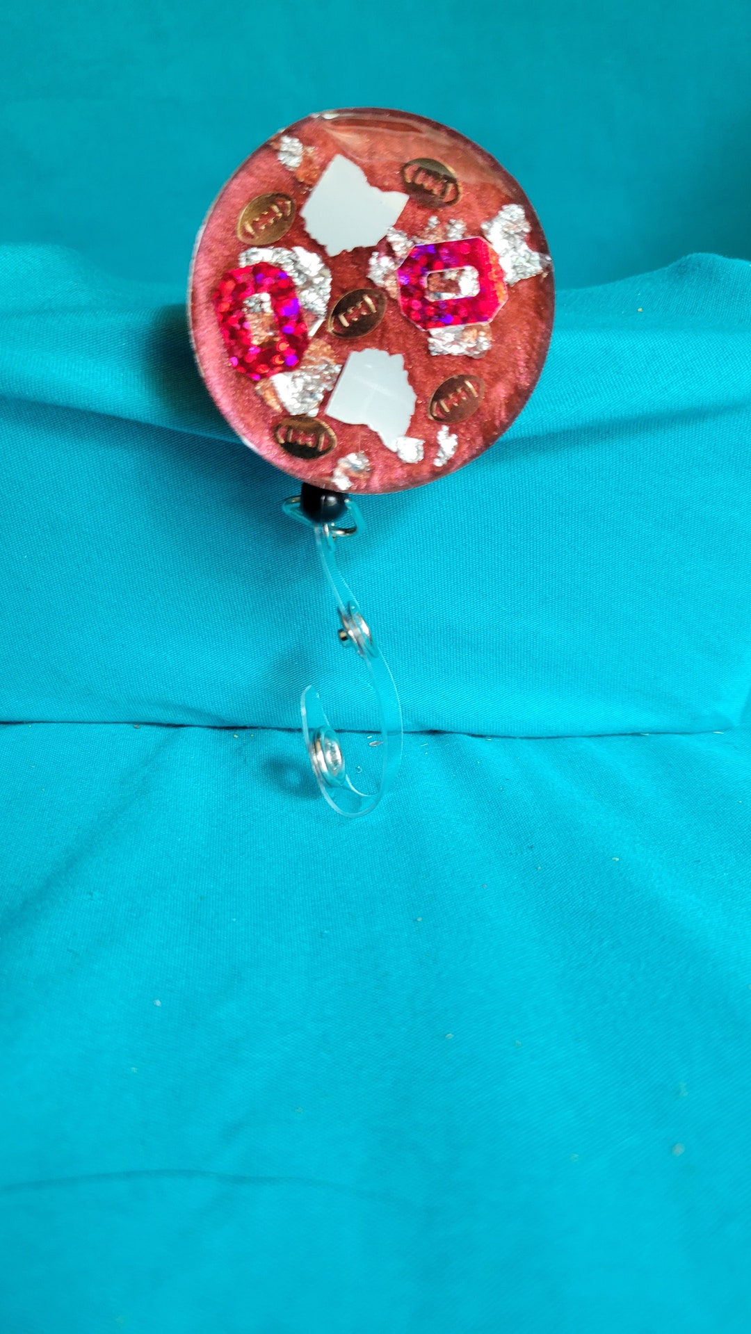 O-H-I-O Badge Reel - Etsy