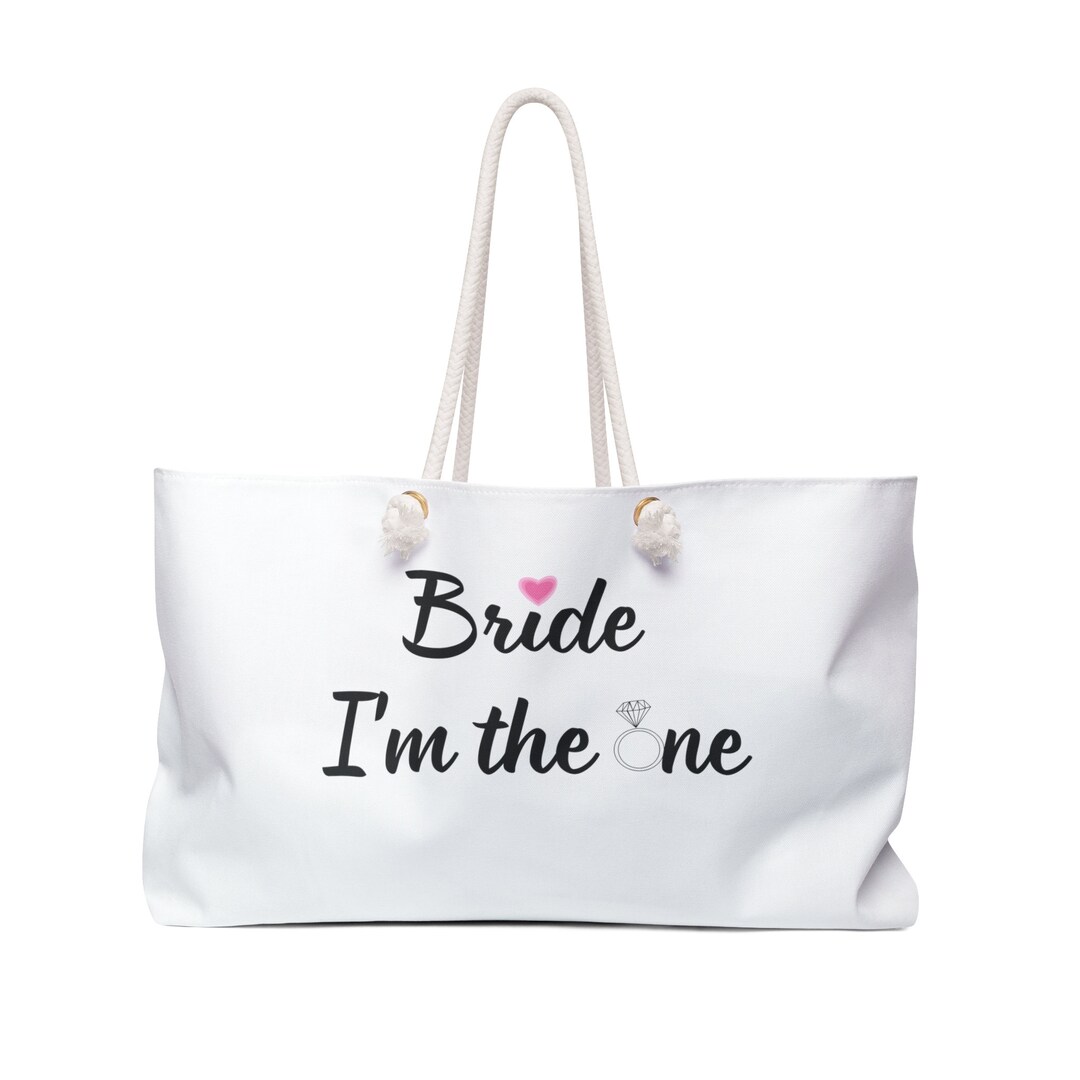 I'm the One Bag, Bride Bag, Personalized Bride Bag, Things for the ...