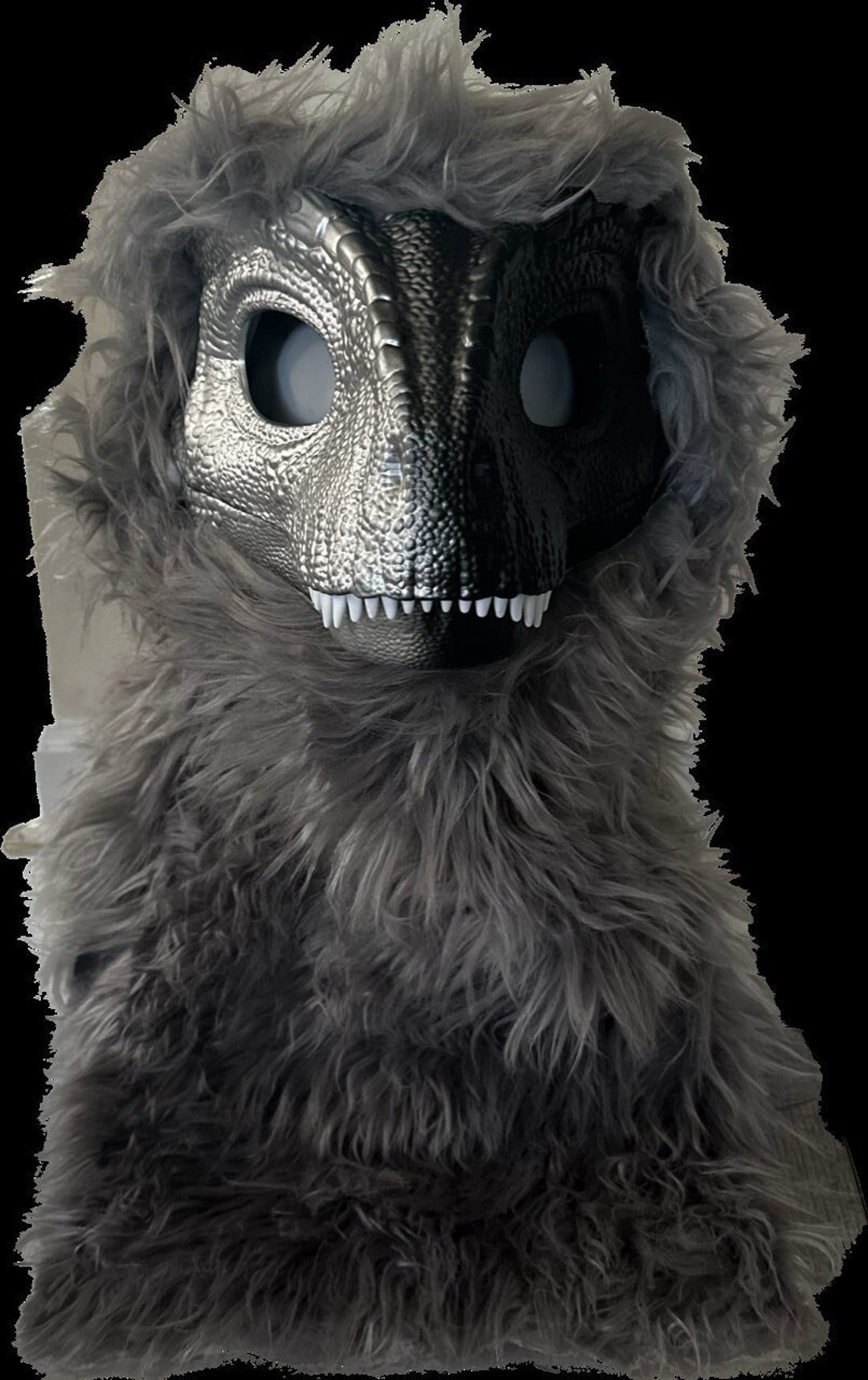 TERMINTAUR: Handmade Dinosaur Furry Masks With Roar Sound - Etsy