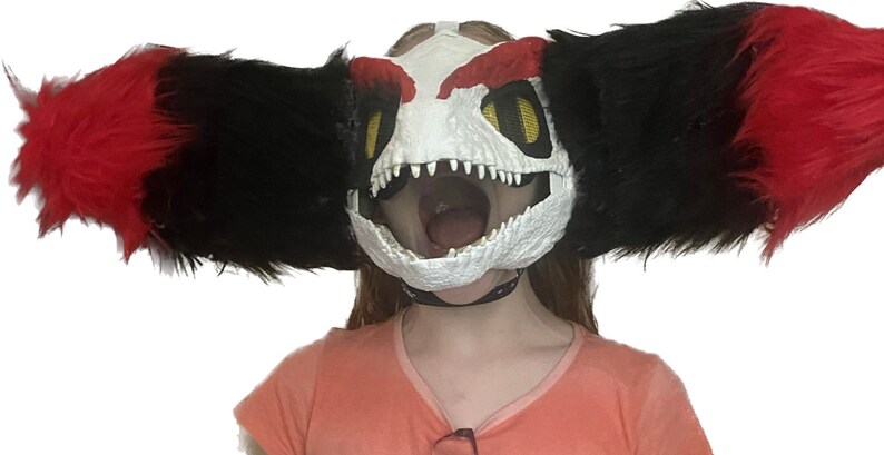 VENOM: Handmade Furry Dinosaur Masks With Roar Sound - Etsy
