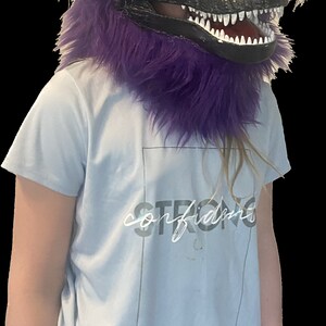 AMETHYST: Handmade Dinosaur Furry Masks With Roar Sound - Etsy