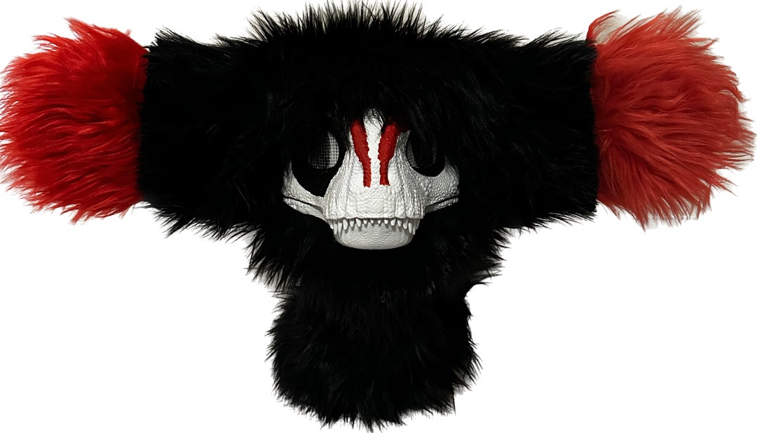 VENOM: Handmade Furry Dinosaur Masks With Roar Sound - Etsy