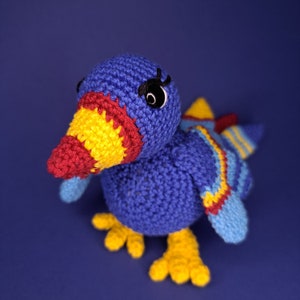 PDF Eng Crochet Amigurumi Blue Bird Pattern for Perfect Handmade Gift ...