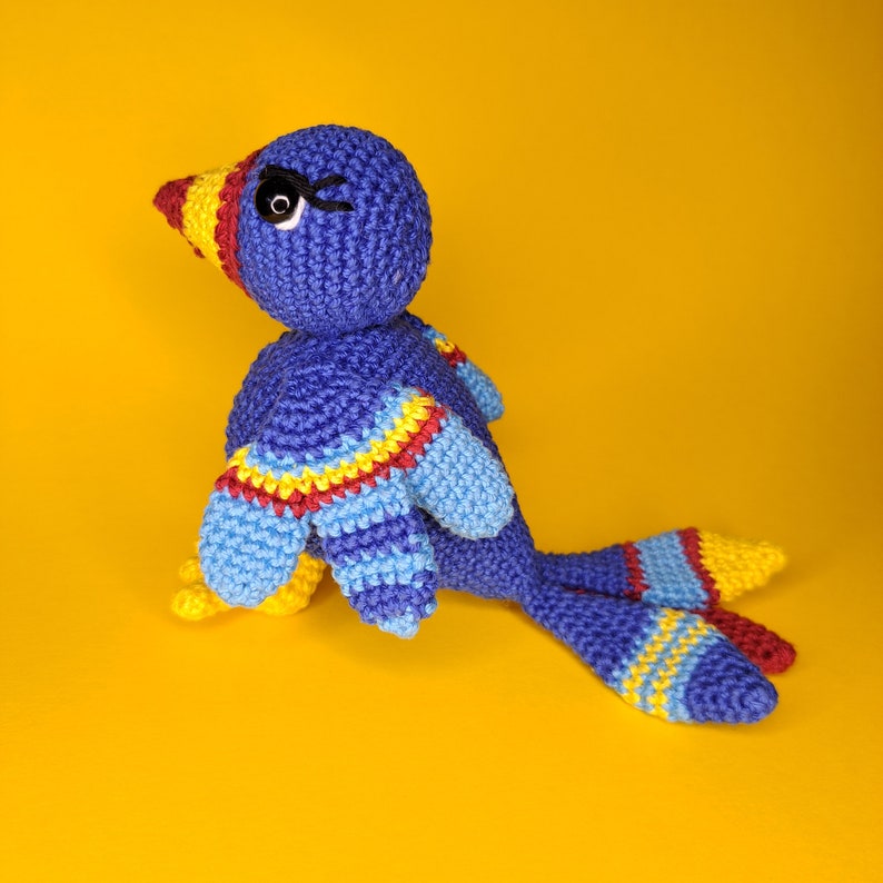 PDF Eng Crochet Amigurumi Blue Bird Pattern for Perfect Handmade Gift ...