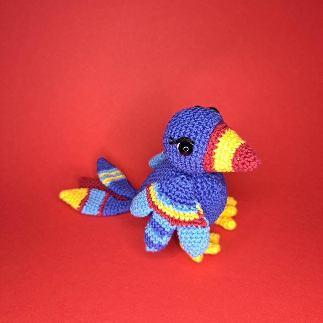 PDF Eng Crochet Amigurumi Blue Bird Pattern for Perfect Handmade Gift ...