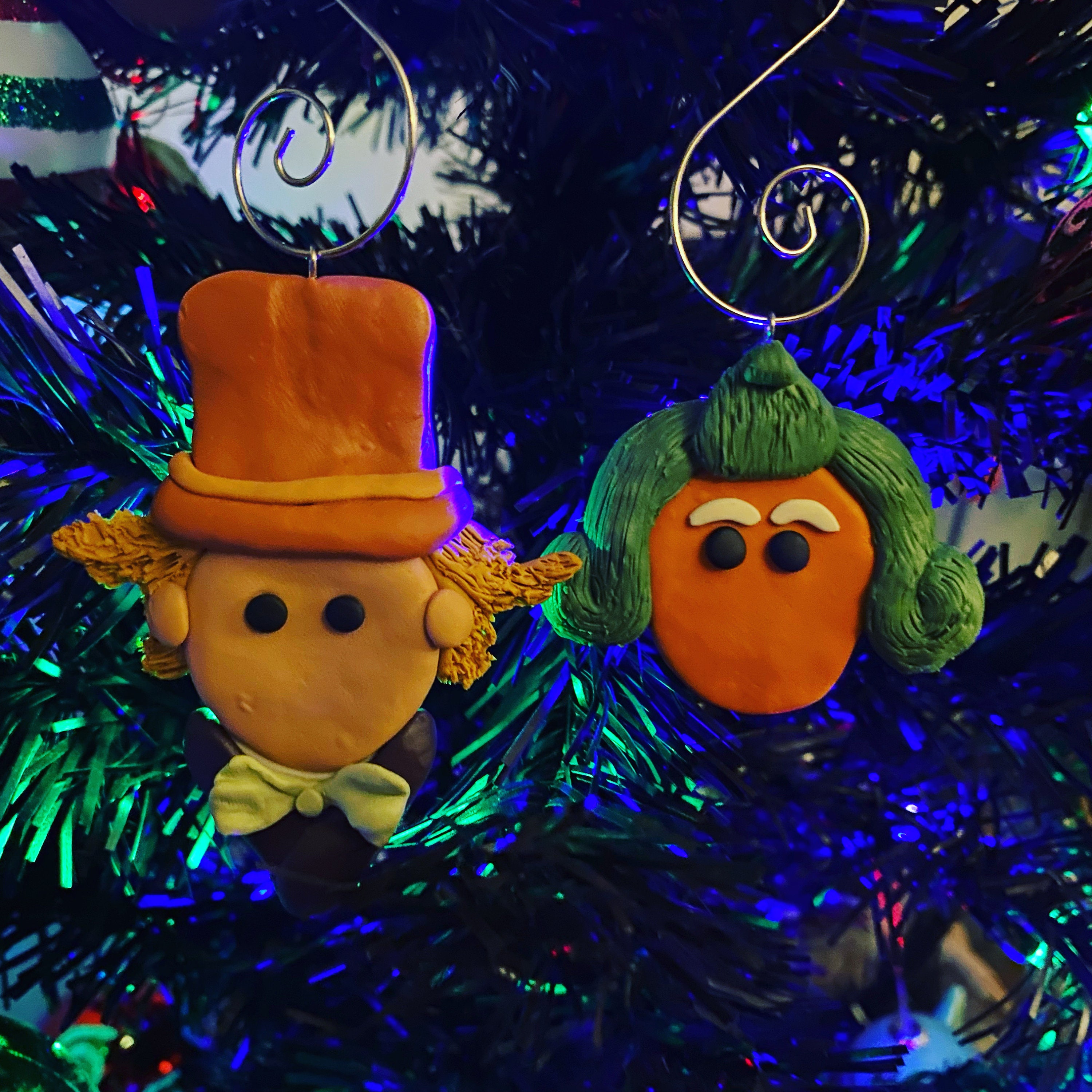 Willy Wonka and Oompa Loopma Christmas Ornaments - Etsy