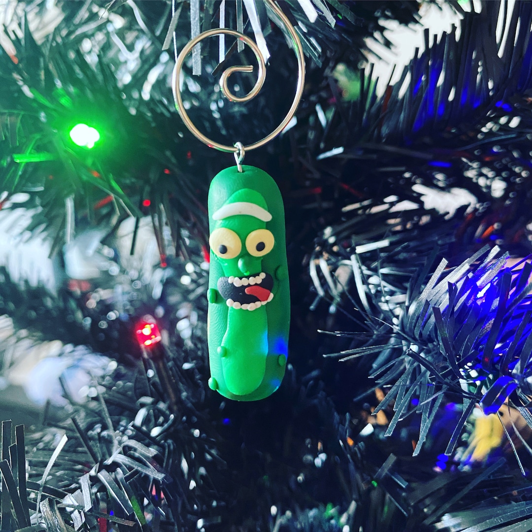 Pickle Rick Christmas Ornament - Etsy