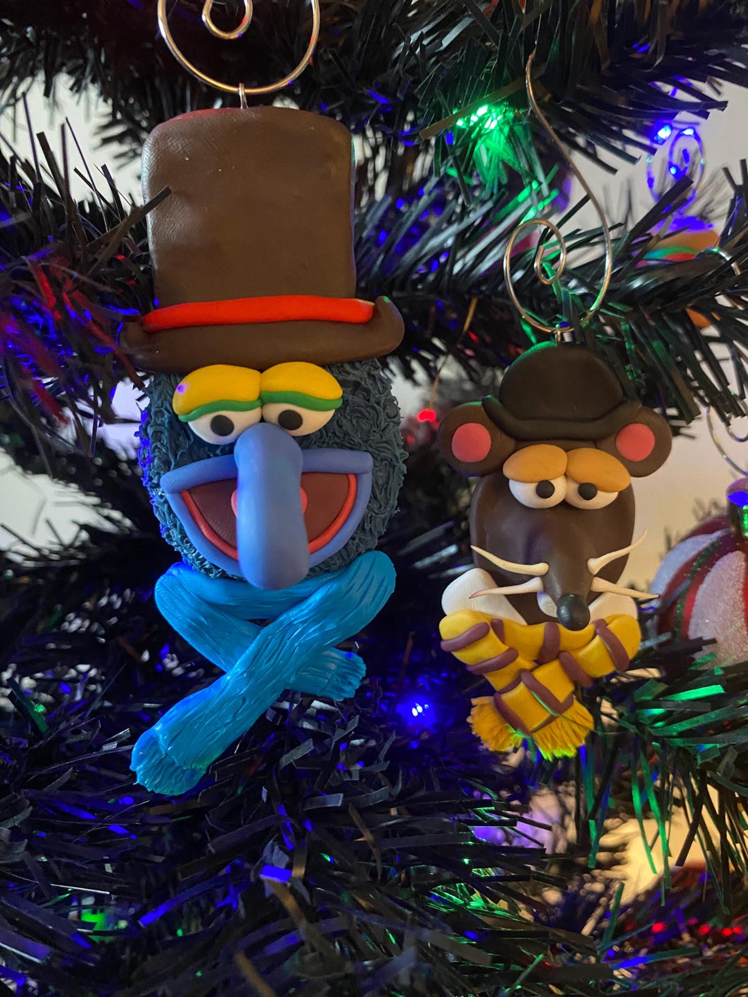 Muppet Christmas Carol Gonzo and Rizzo Christmas Ornaments - Etsy