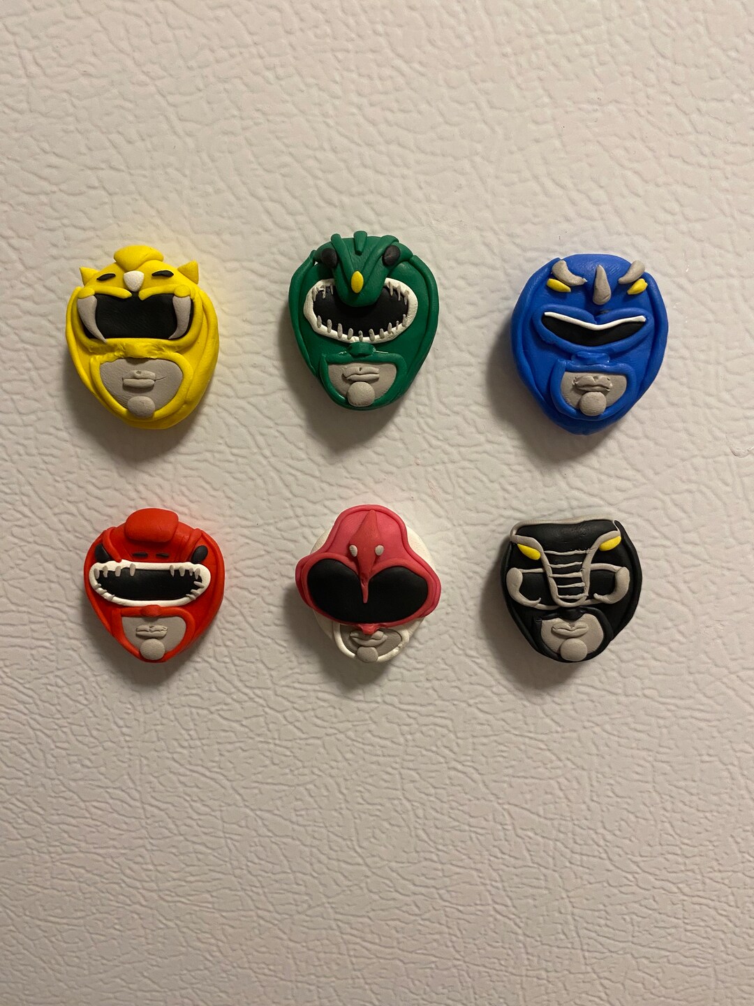 Power Rangers Magnet Set - Etsy