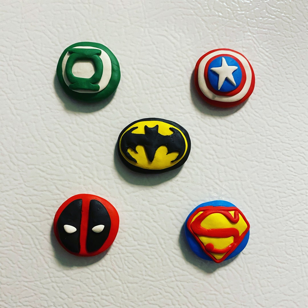 Superhero Magnet Collection - Etsy